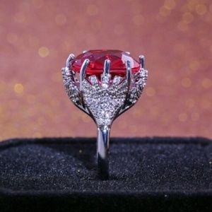 Jewelry | New Stamped 925 Silver Ruby Ring | Poshmark